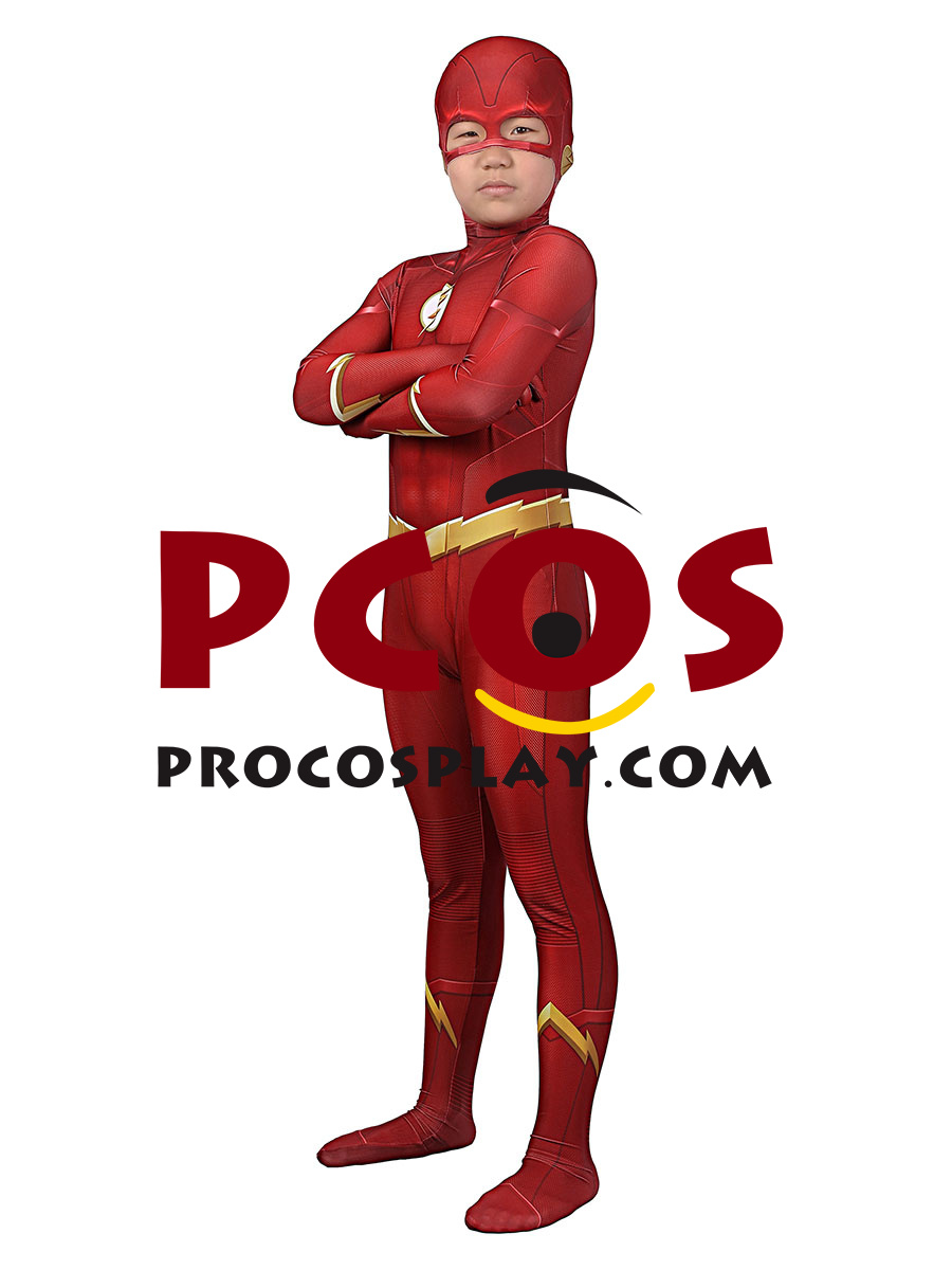 The Flash Barry Allen Cosplay Costume For Kids - Best Profession ...