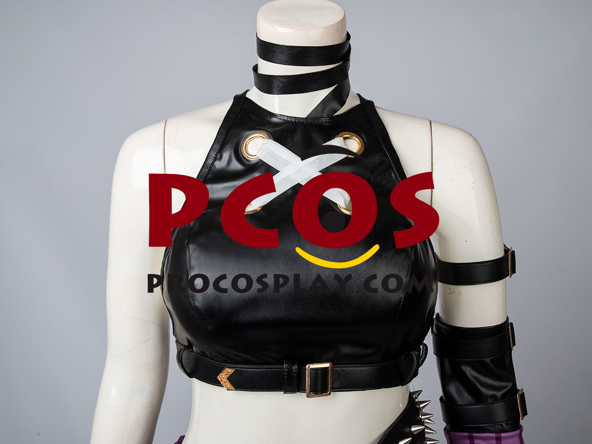 League Of Legends LOL Arcane Jinx Cosplay Costume C00913 - Best ...