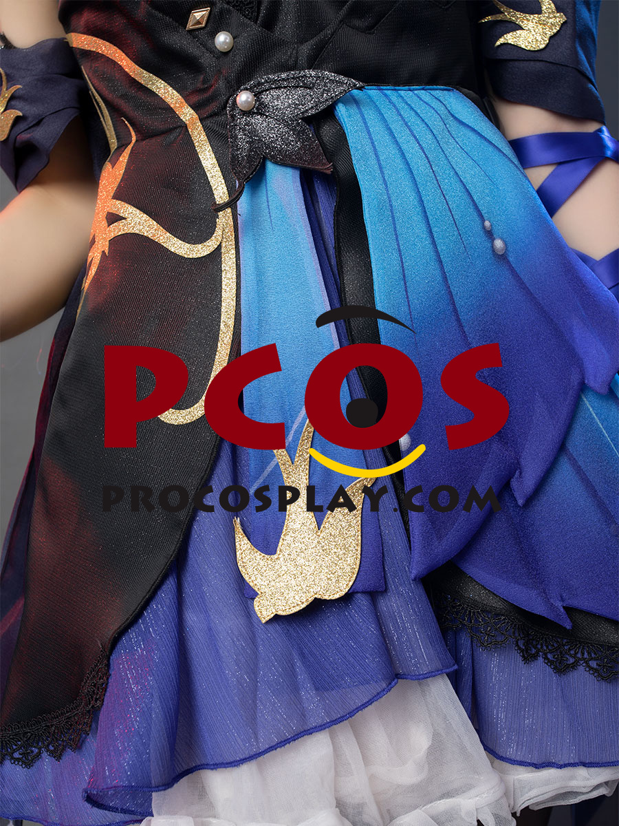 Genshin Impact Keqing Opulent Splendor Skin Cosplay Costume C00909 ...