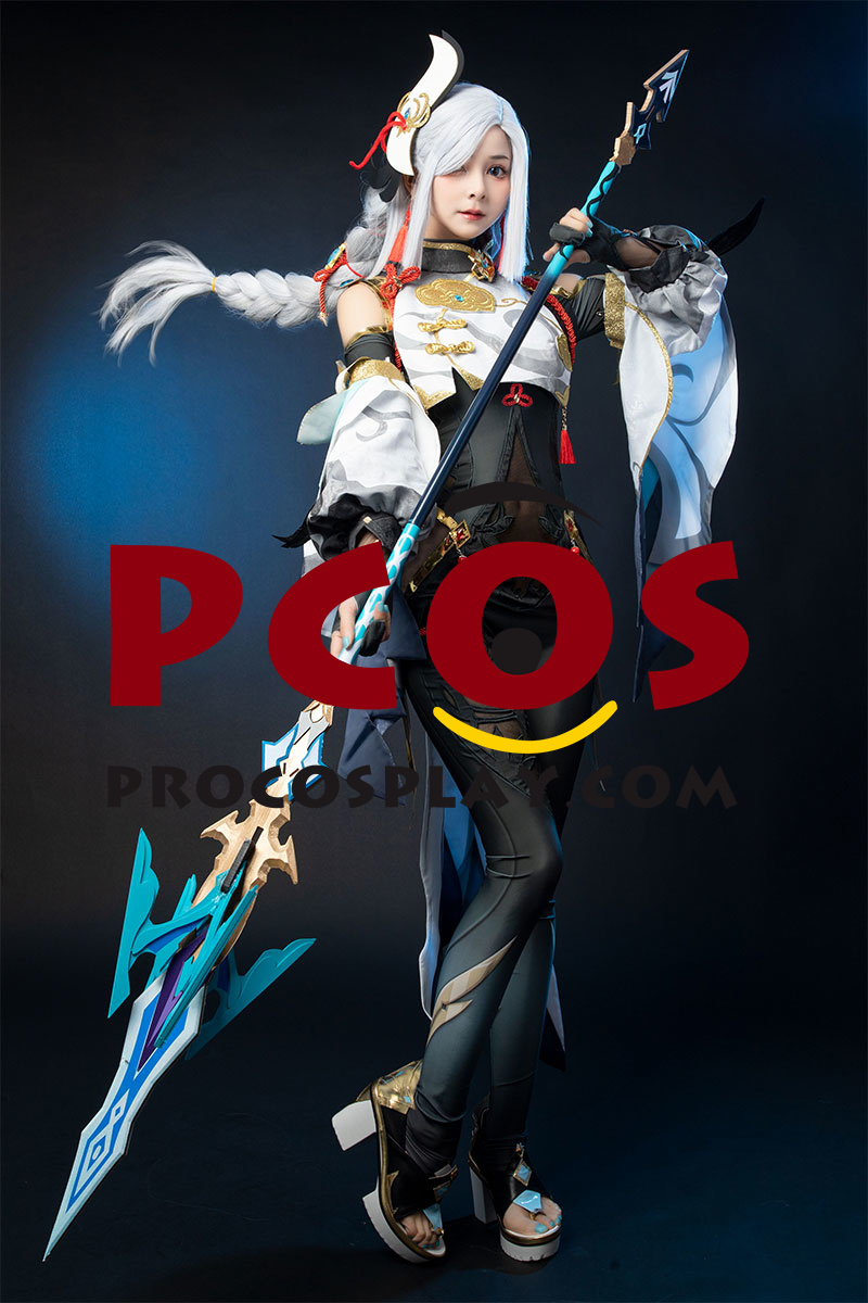 Game Genshin Impact Shenhe Cosplay Costume Jacquard Version C00907 ...