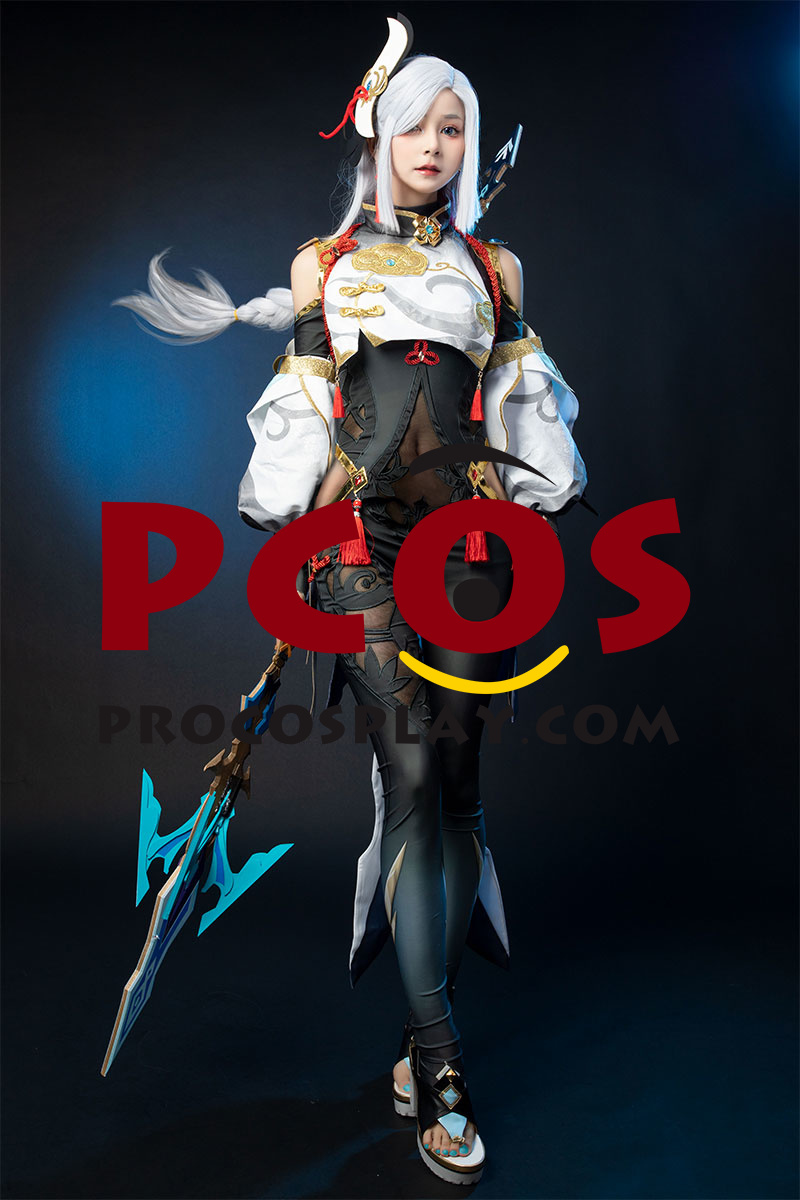 Game Genshin Impact Shenhe Cosplay Costume Jacquard Version C00907 ...