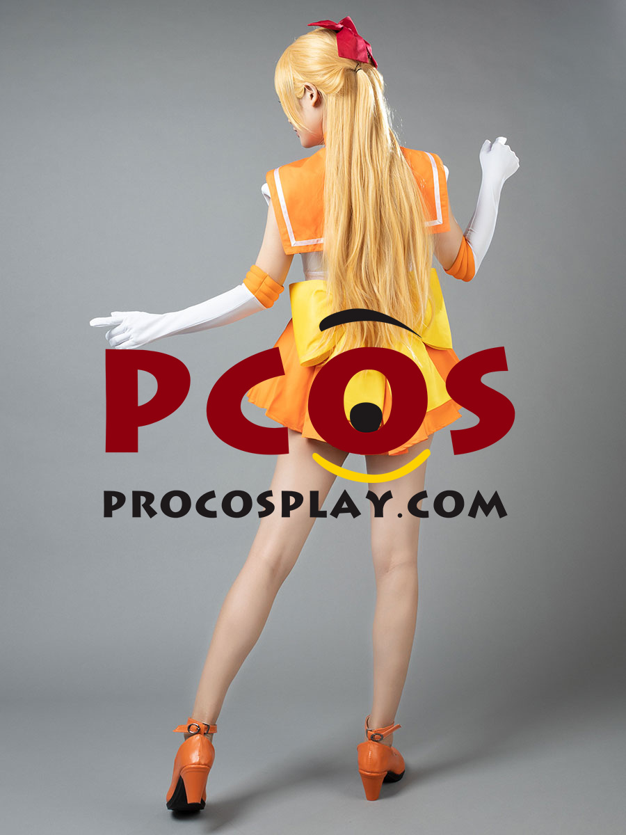 Ready to Ship Sailor Moon Sailor Venus Aino Minako Cosplay Costume ...