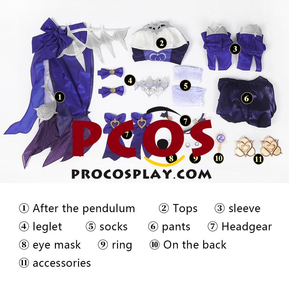 Genshin Impact Version 2.8 New Skin Fischl Cosplay Costume C02936 ...