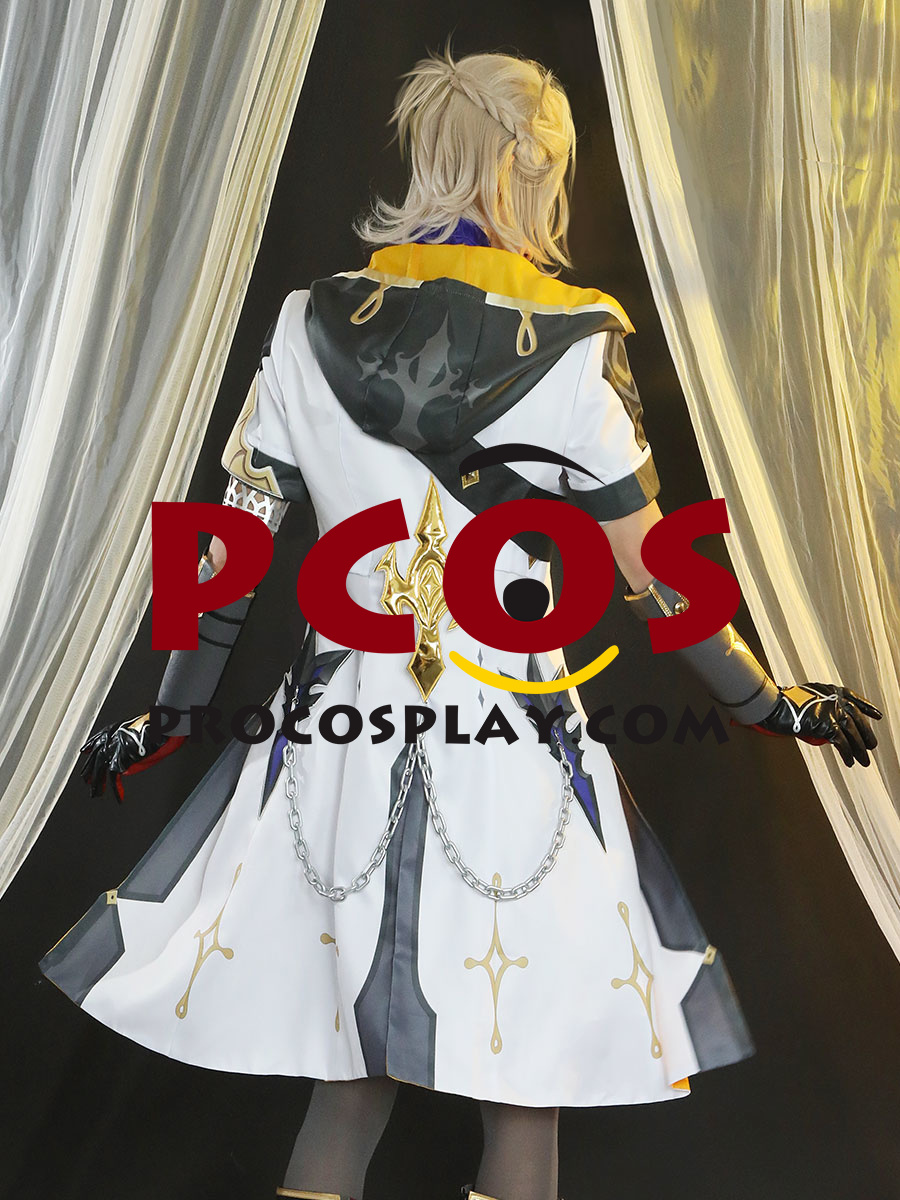 Genshin Impact Albedo Cosplay Costume Jacquard Version C00438 - Best ...