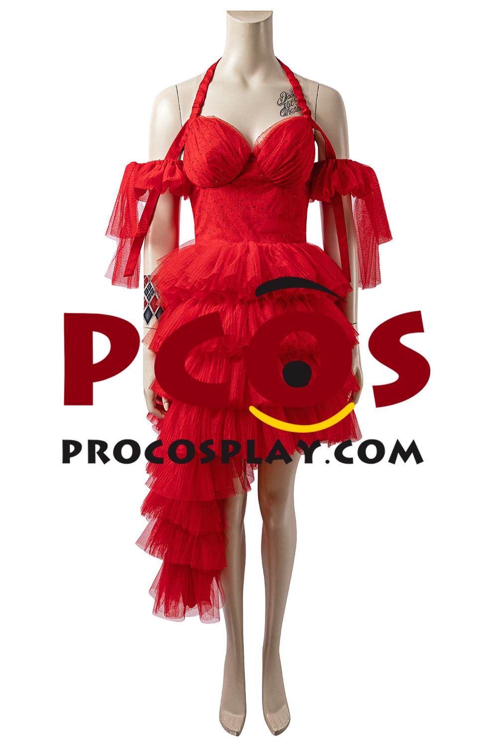 2021 Harley Quinn Red Dress Cosplay Costume mp006041 - Best Profession ...
