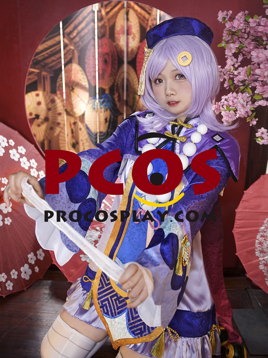 Genshin Impact Qiqi Cosplay Costume C00166 - Best Profession Cosplay ...