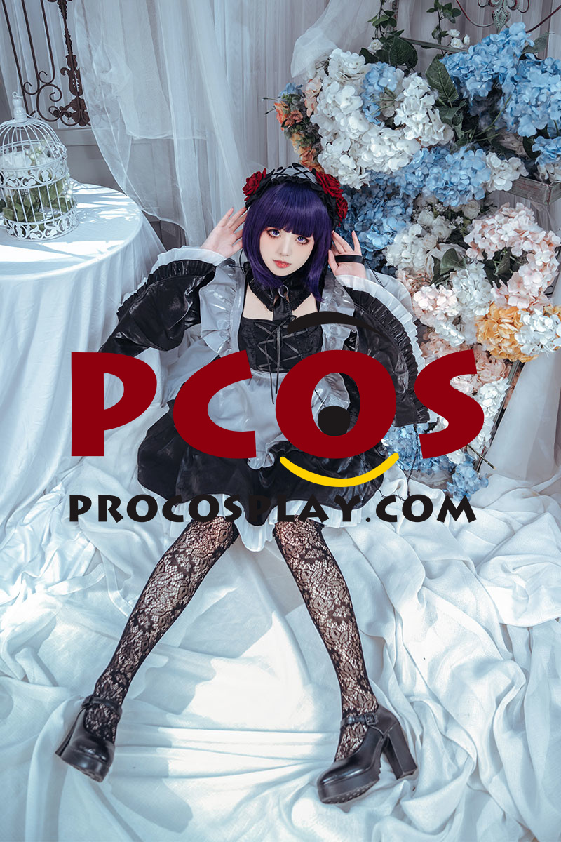 Prêt à expédier My Dress-Up Darling Kitagawa Marin Black Lobelia Maid ...