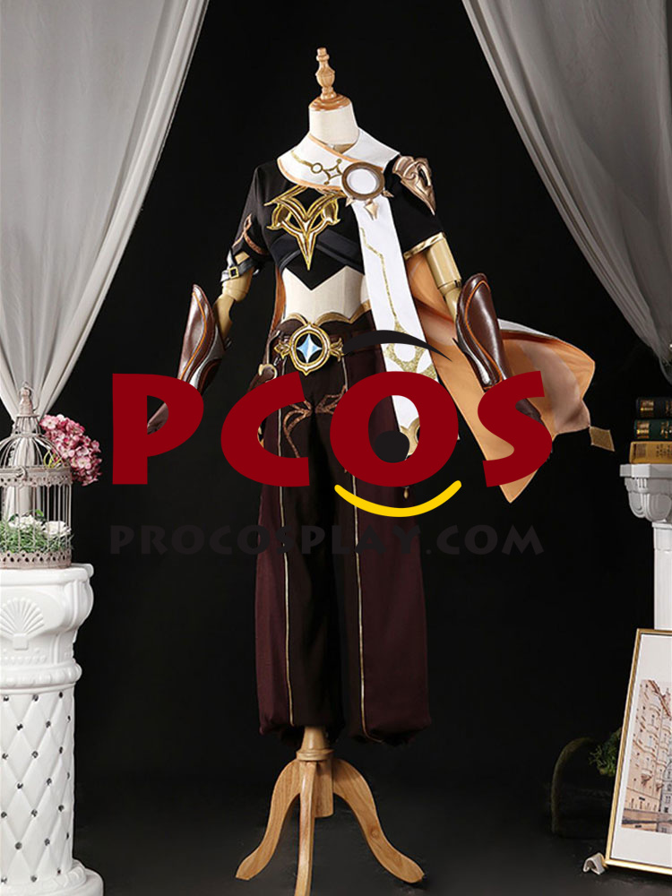 Ready To Ship Genshin Impact Traveler Aether Cosplay Costume Best