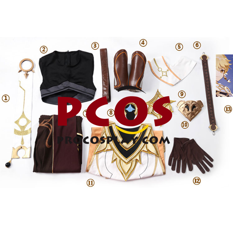 Ready to Ship Genshin Impact Traveler Aether Cosplay Costume - Best ...