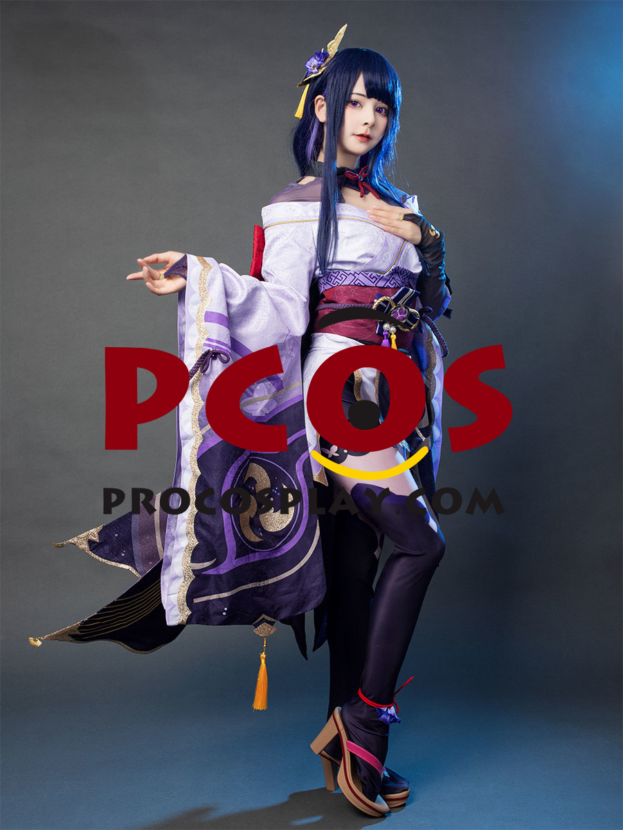 Ready to Ship Genshin Impact Raiden Shogun Cosplay Costume Updated ...