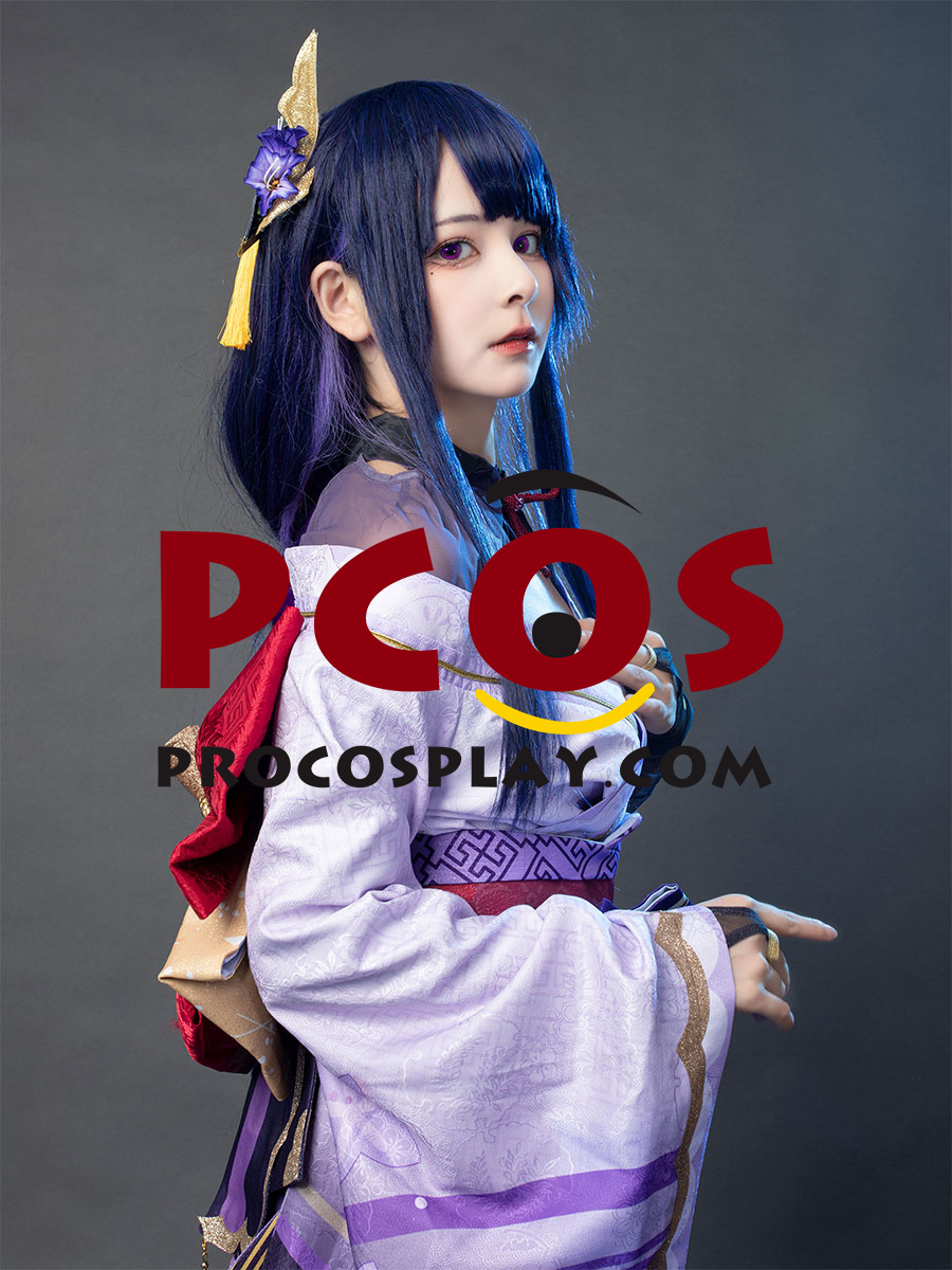 Ready to Ship Genshin Impact Raiden Shogun Cosplay Costume Updated ...