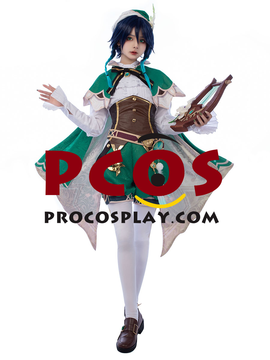 Ready to Ship Genshin Impact Venti Cosplay Costume Jacquard Version ...