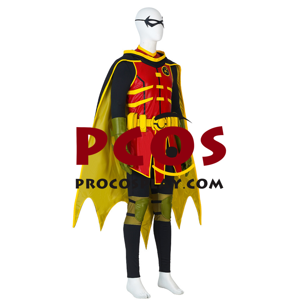 Shop Battle of the Super Sons Robin Damian Wayne Cosplay Costume - High ...