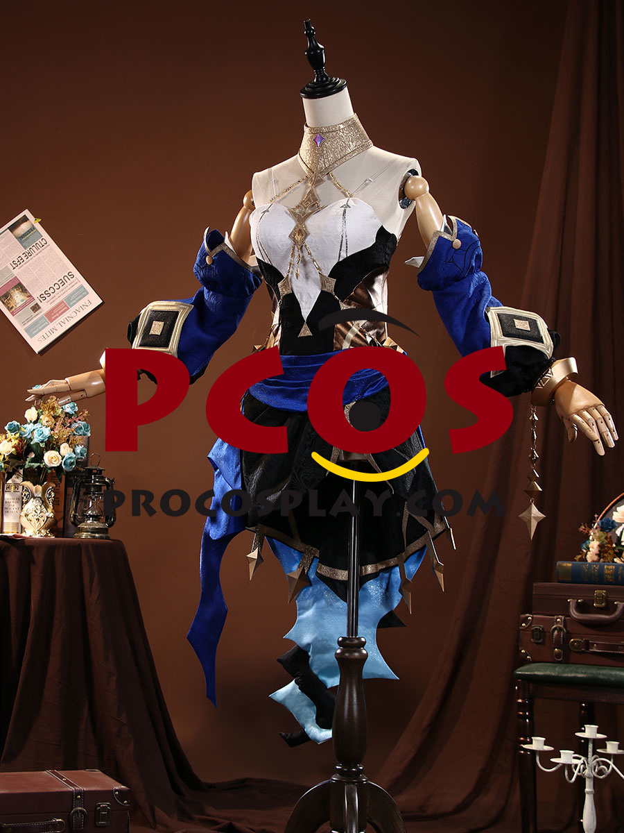 Game Genshin Impact Layla Cosplay Costume Jacquard Version C07051-AAA ...