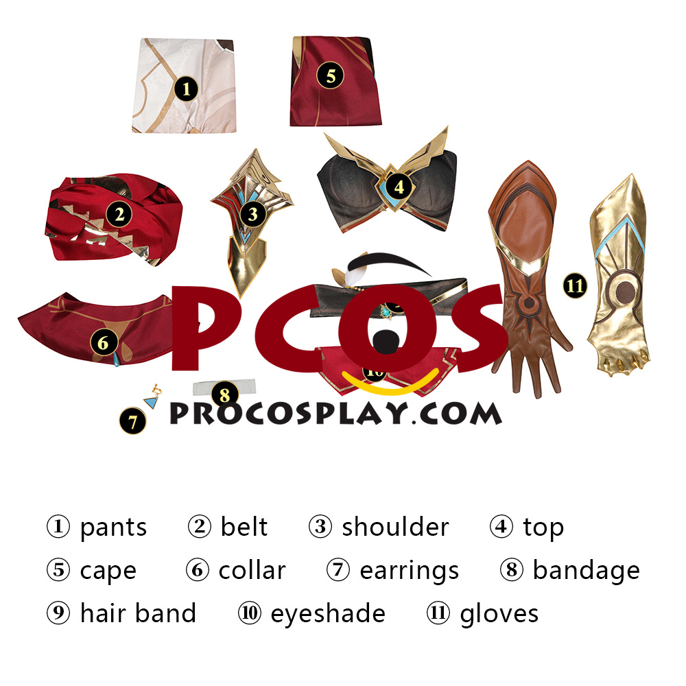 Game Genshin Impact The Eremite Galehunter Cosplay Costume - Best ...