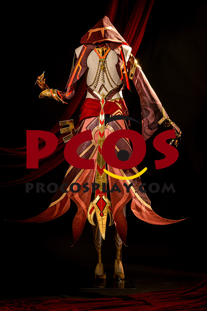 Game Genshin Impact Eremite Scorching Loremaster Cosplay Costume C07458 ...