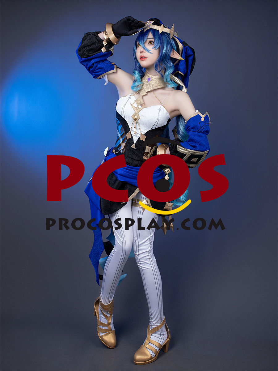 Game Genshin Impact Layla Cosplay Costume Jacquard Version C07051-AAA ...