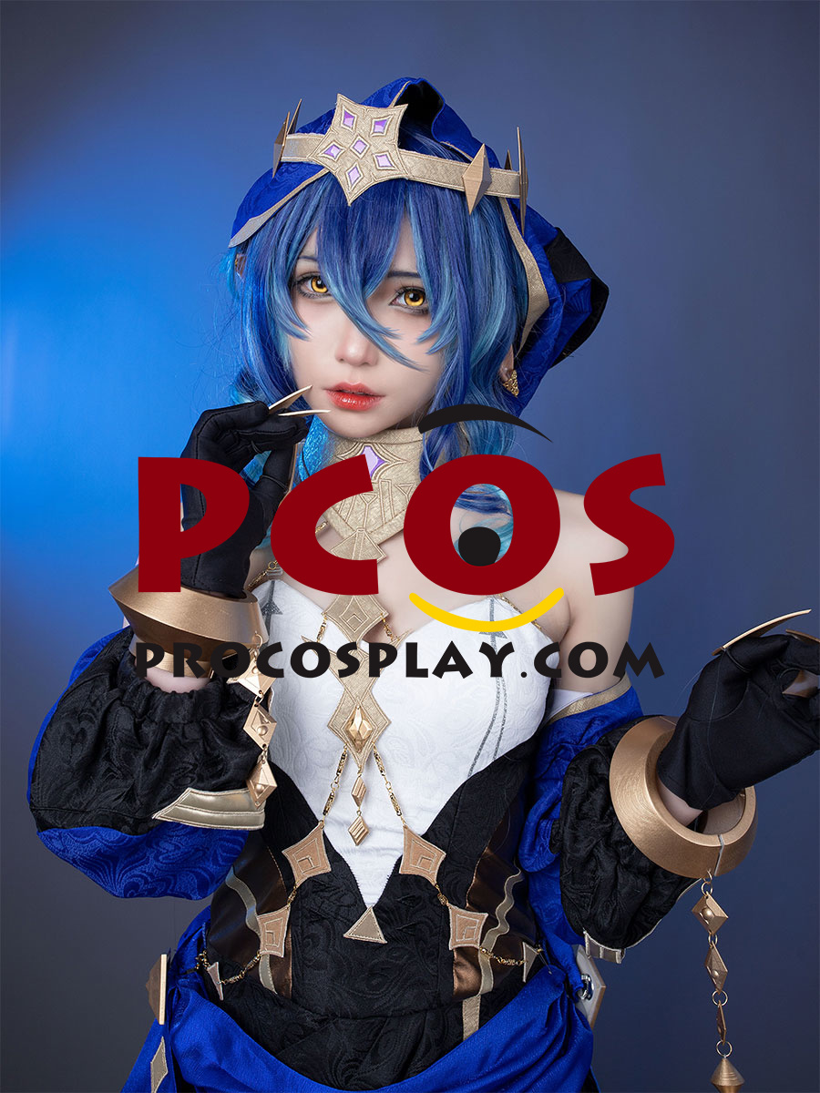 Game Genshin Impact Layla Cosplay Costume Jacquard Version C07051-AAA ...