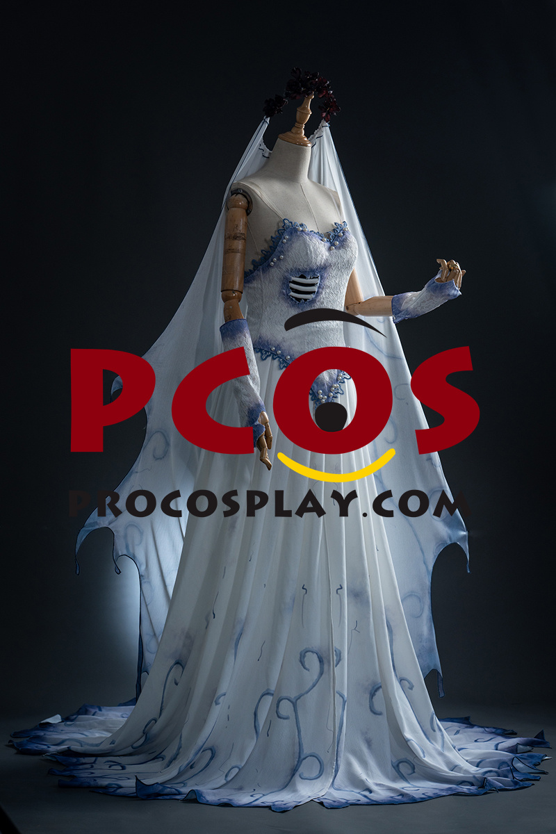 Corpse Bride Emily Cosplay Costume Wedding Dress C07711 - Best ...