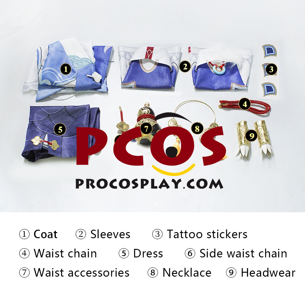 Game Honkai: Star Rail Bailu Cosplay Costume - Best Profession Cosplay ...