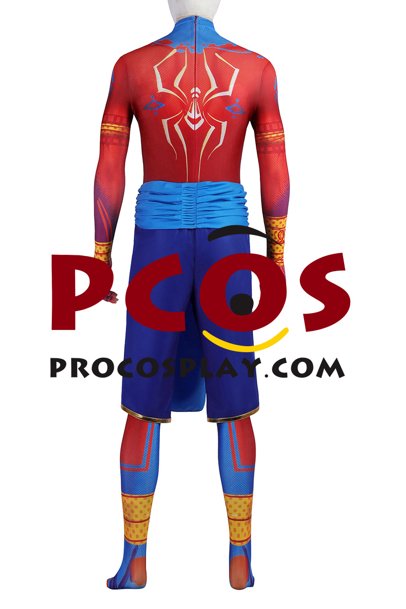 Movie Across the Spider-Verse Pavitr Prabhakar Cosplay Costume Jumpsuit ...