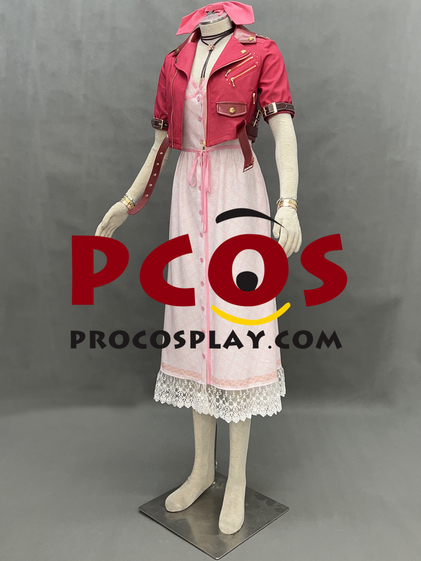 Final Fantasy VII Aerith Gainsborough Cosplay Costume C08279 - Best ...