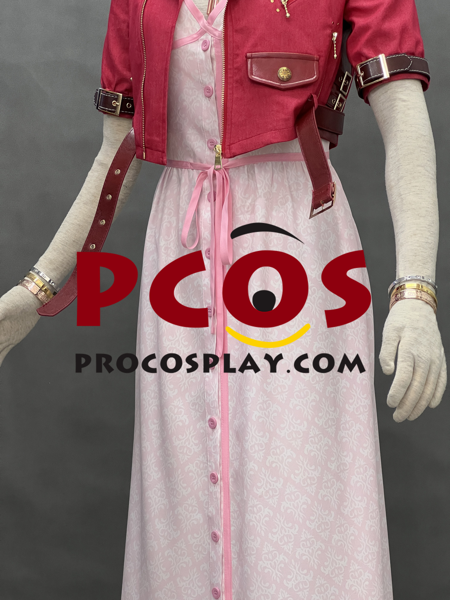 Final Fantasy VII Aerith Gainsborough Cosplay Costume C08279 - Best ...