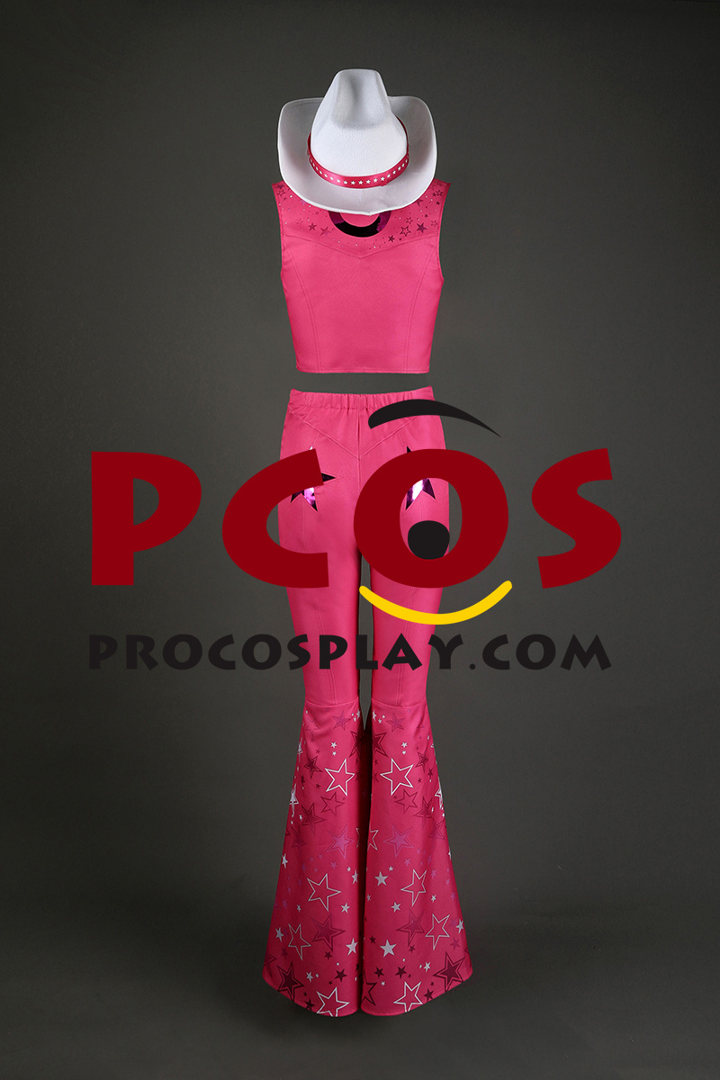 2023 Doll Movie Margot Elise Robbie Cowgirl Cosplay Costume C08377e