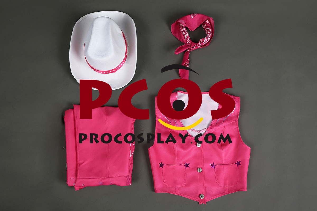 2023 Doll Movie Margot Elise Robbie Cowgirl Cosplay Costume C08377e