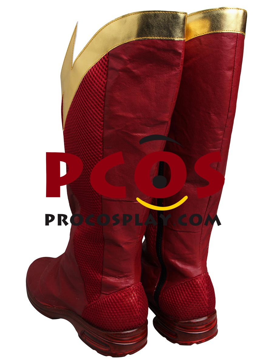 Ready to Ship The Flash Season 4 The Flash Barry Allen Leather Hood ...