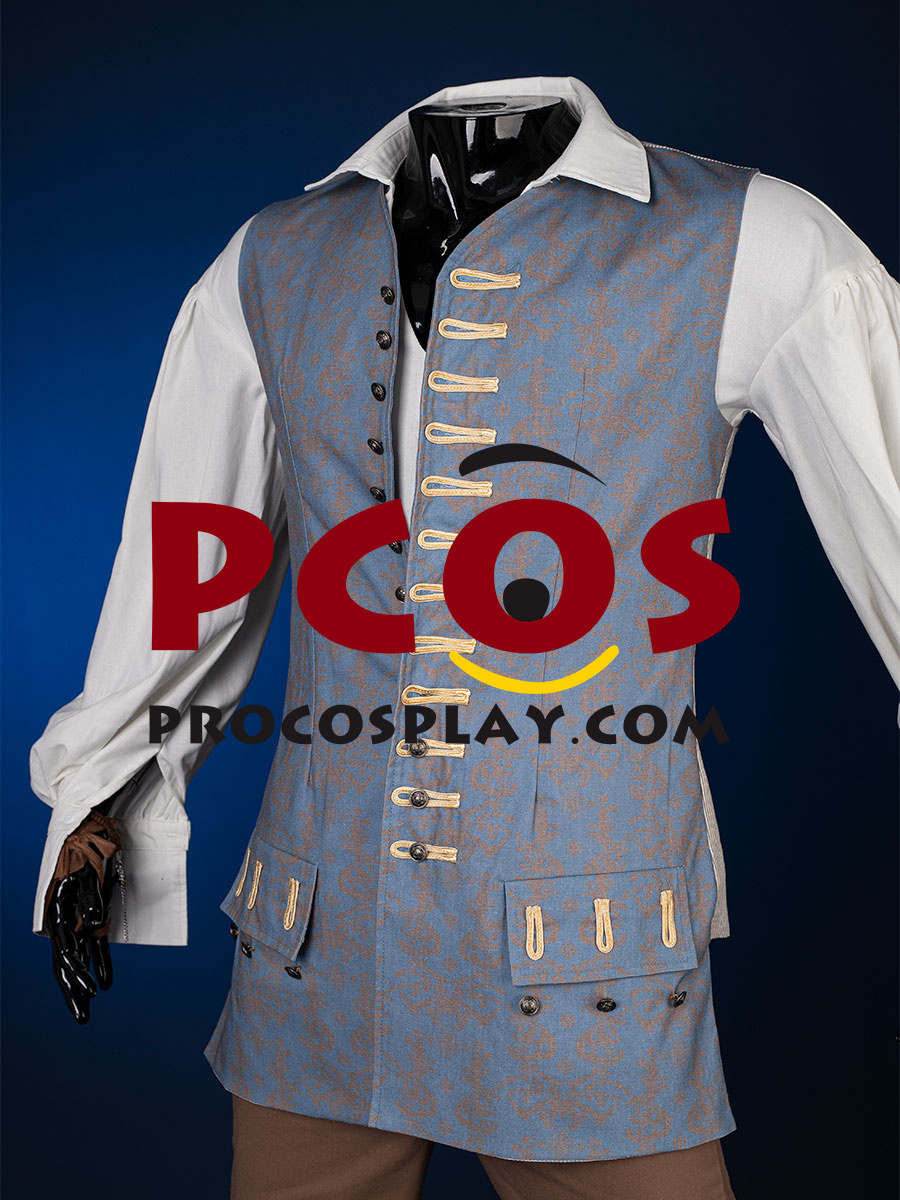 Ready to Ship Pirates of the Caribbean Captain Jack Sparrow Cosplay ...