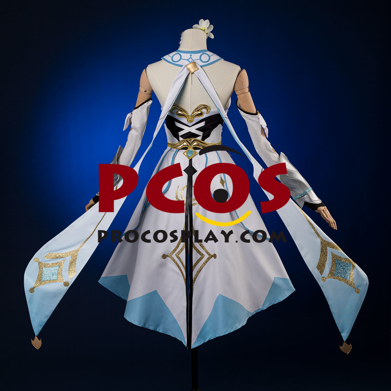 Ready to Ship Genshin Impact Traveler Lumine Cosplay Costume Upgraded ...