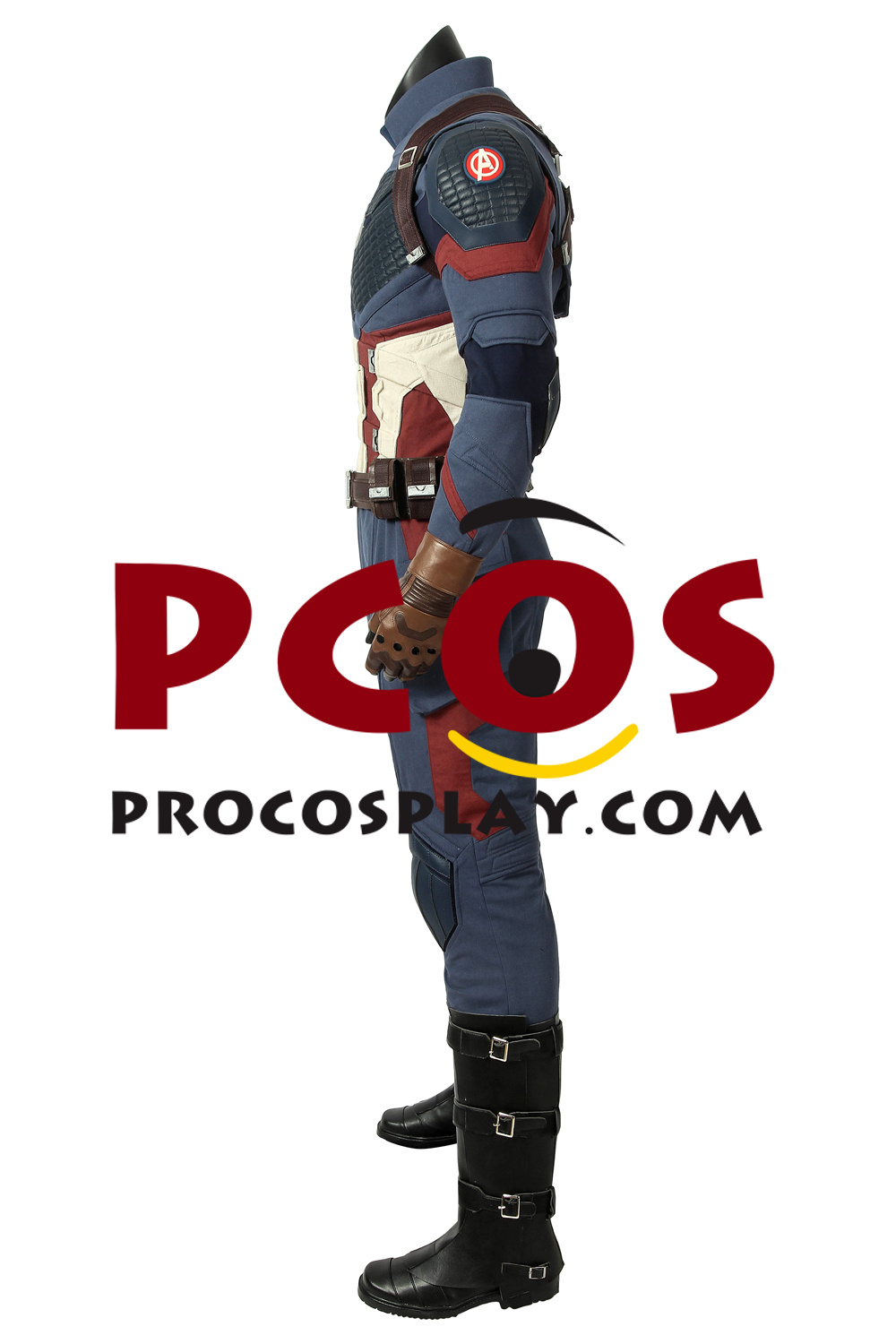 Ready to Ship Endgame Captain America Steve Rogers Cosplay Costume ...