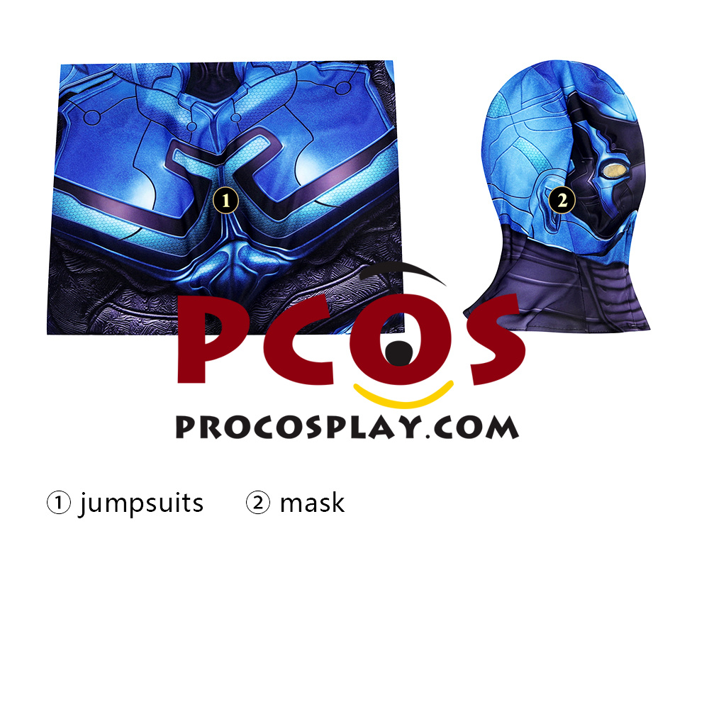 Blue Beetle Jaime Reyes Cosplay Costume C08572 Best Profession