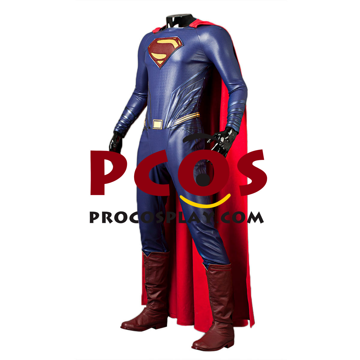 Justice League Film Clark Kent Cosplay Costume Blue Jumpsuit with Cape ...