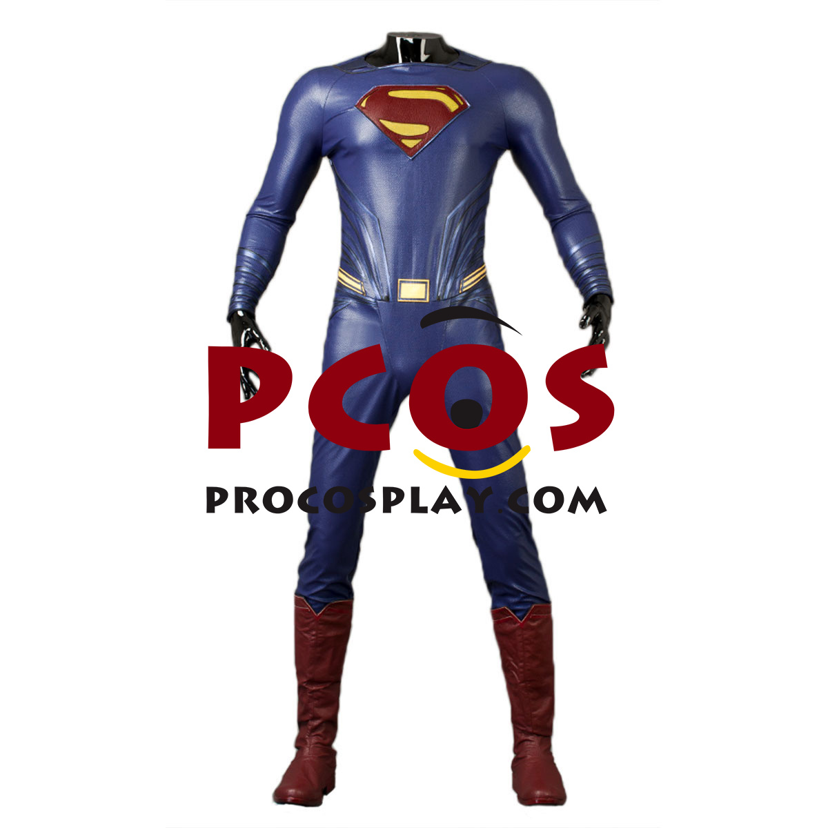 Justice League Film Clark Kent Cosplay Costume Blue Jumpsuit with Cape ...