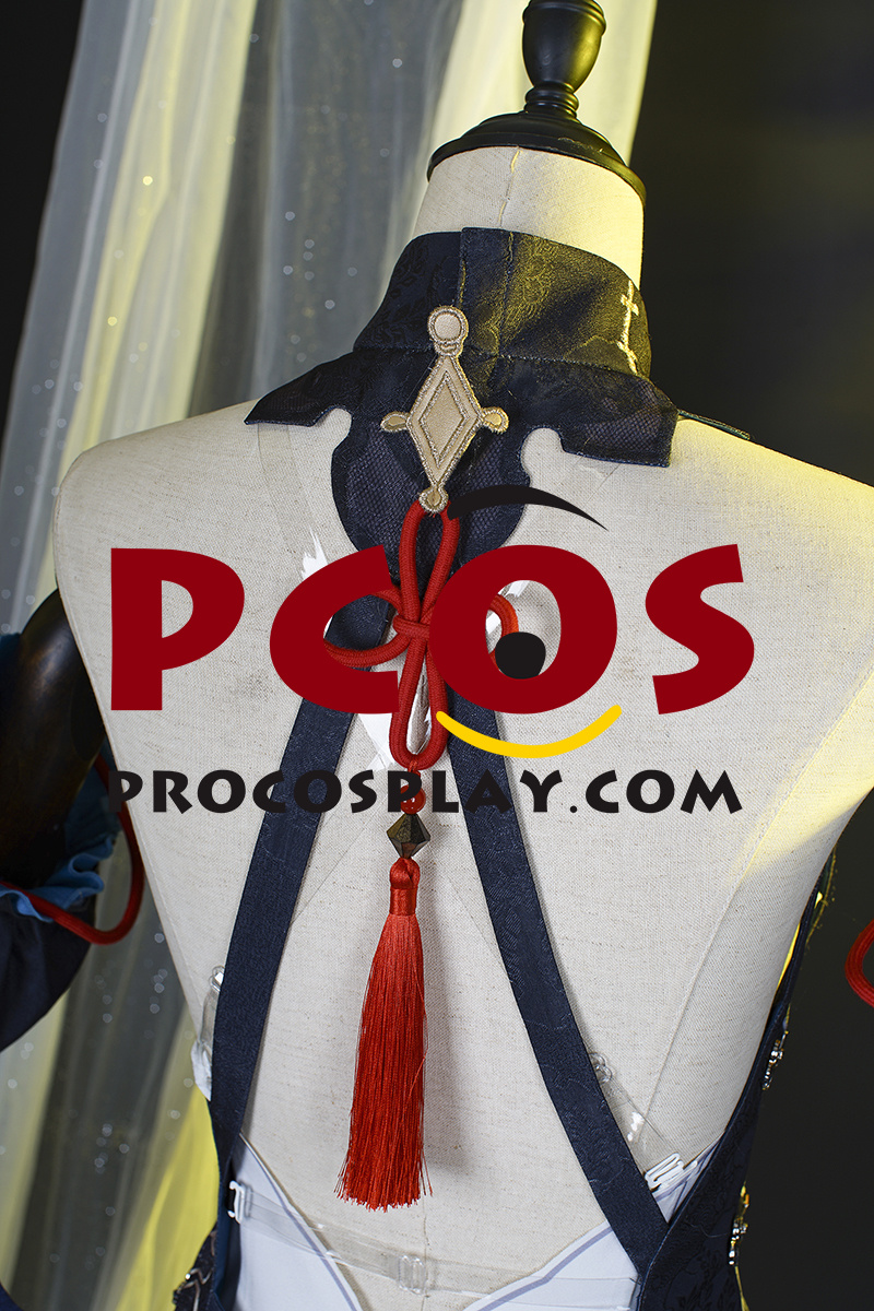 Game Genshin Impact Shenhe Frostflower Dew Outfit Cosplay Costume ...