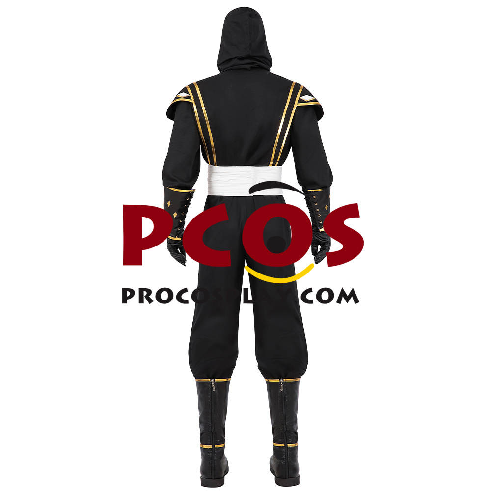 Movie Mighty Morphin Power Rangers Zack Black Ranger Ninja Cosplay ...
