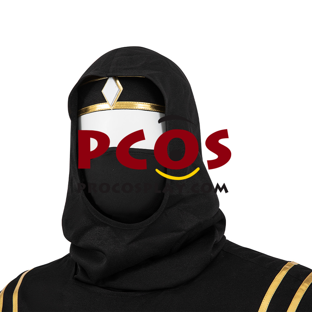 Movie Mighty Morphin Power Rangers Zack Black Ranger Ninja Cosplay ...