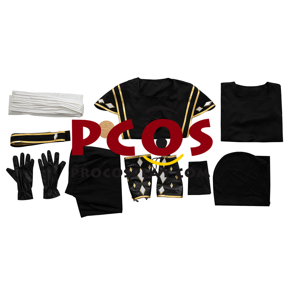 Movie Mighty Morphin Power Rangers Zack Black Ranger Ninja Cosplay ...
