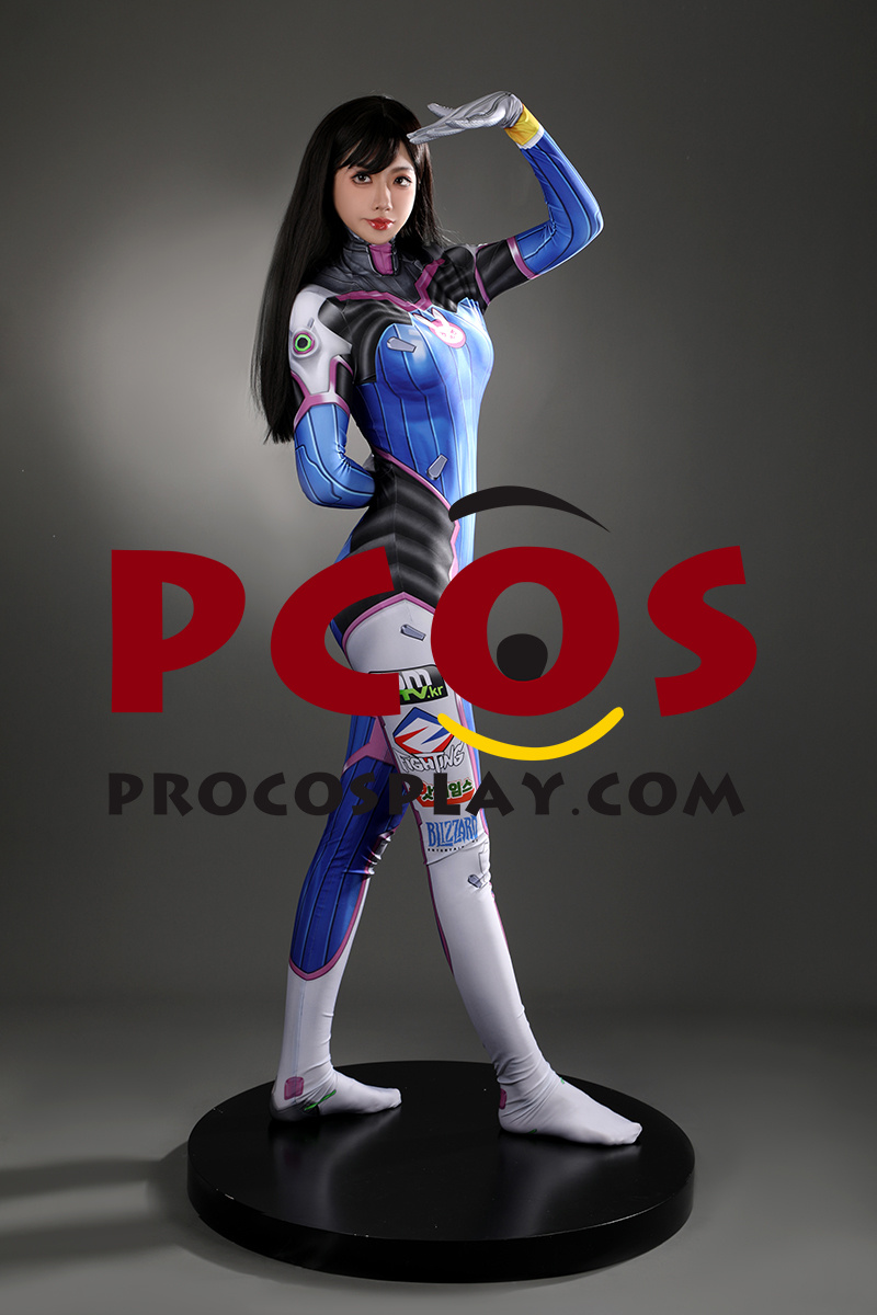 Overwatch D.Va Hana Song Cosplay Costume Jumpsuit C00022 - Best ...