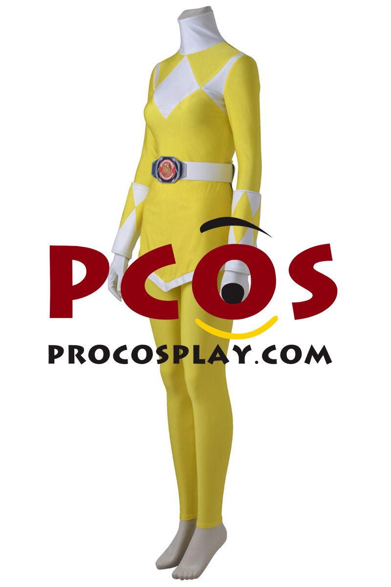 Mighty Morphin Power Rangers Yellow Ranger Cosplay Costume C08885 ...