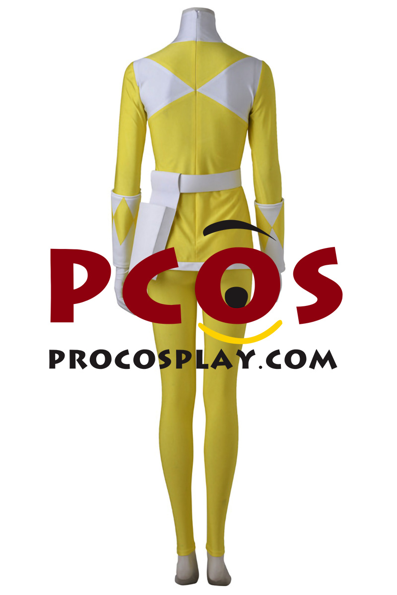 Mighty Morphin Power Rangers Yellow Ranger Cosplay Costume C08885 ...