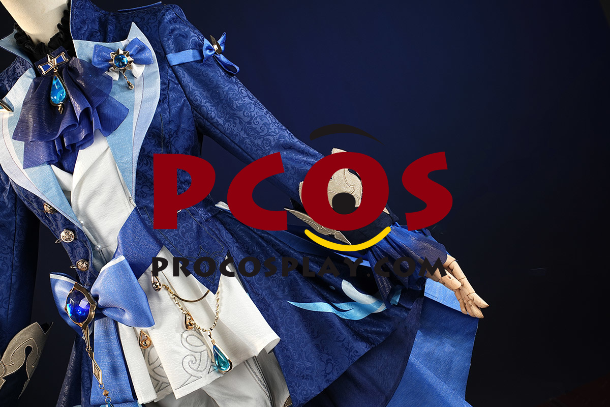 Ready to Ship New Genshin Impact Pneuma Furina Cosplay Costume White ...