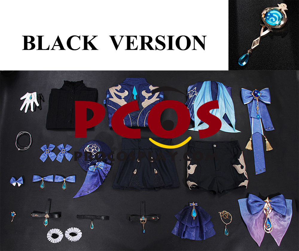 Ready to Ship New Genshin Impact Pneuma Furina Cosplay Costume White ...