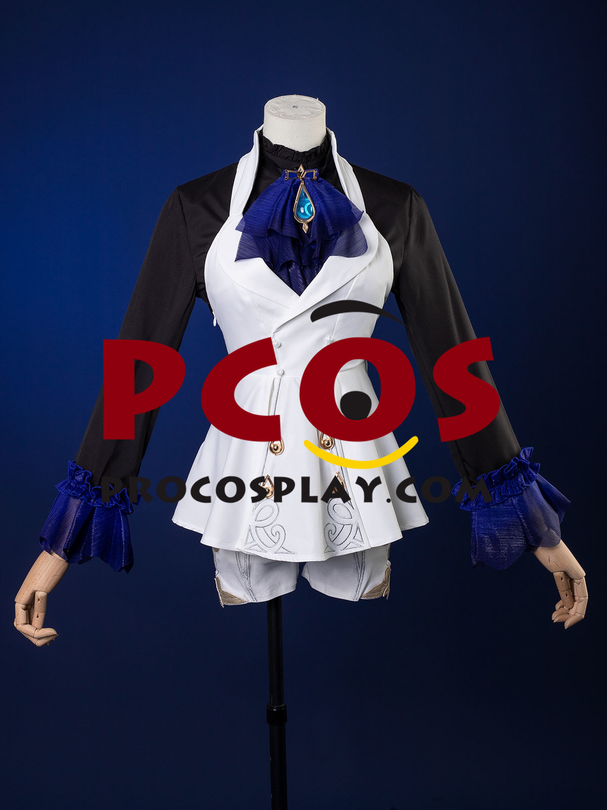 Ready to Ship New Genshin Impact Pneuma Furina Cosplay Costume White ...