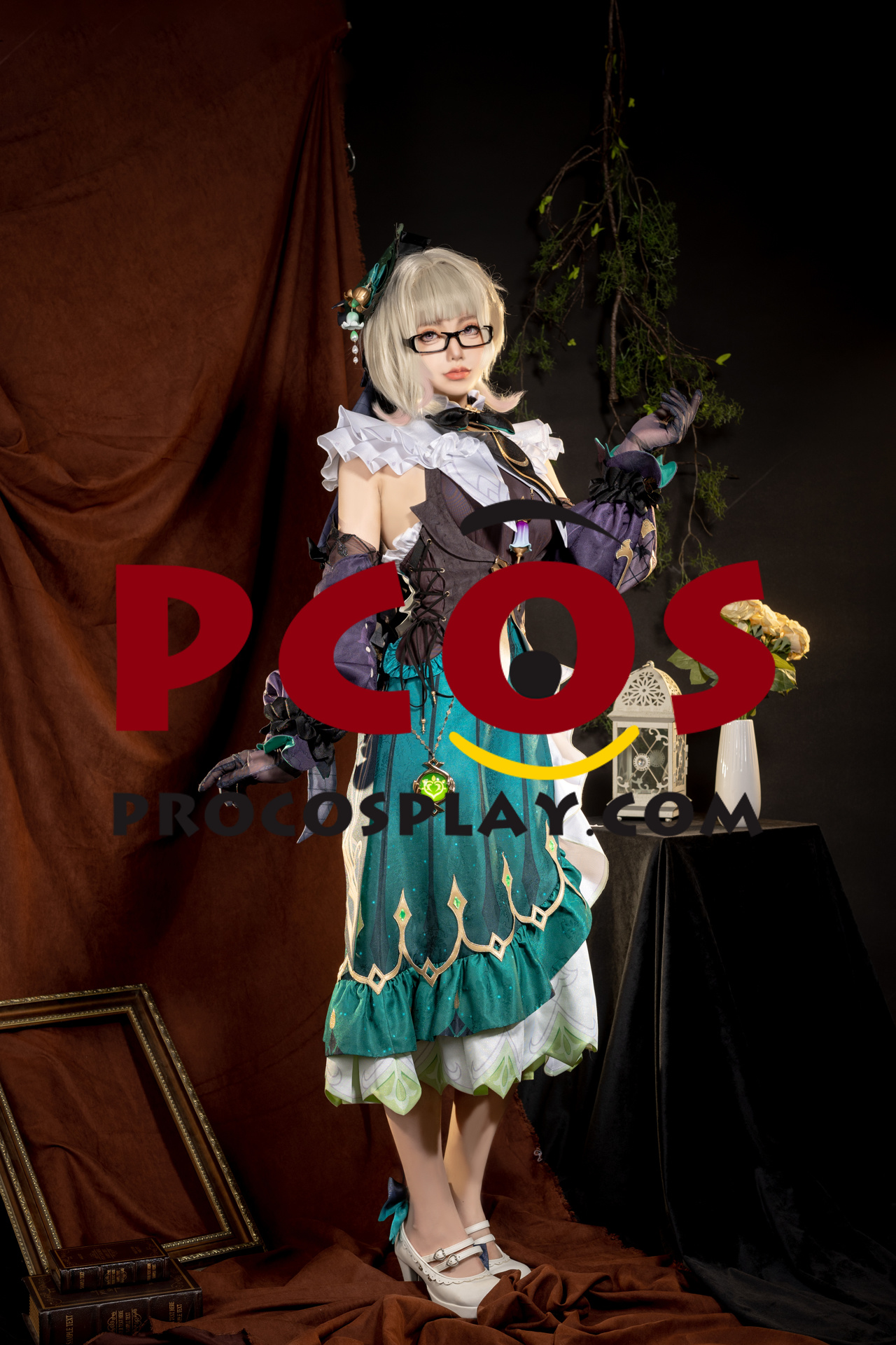 Game Genshin Impact Fontaine Perfume Designer Emilie Cosplay Costume ...
