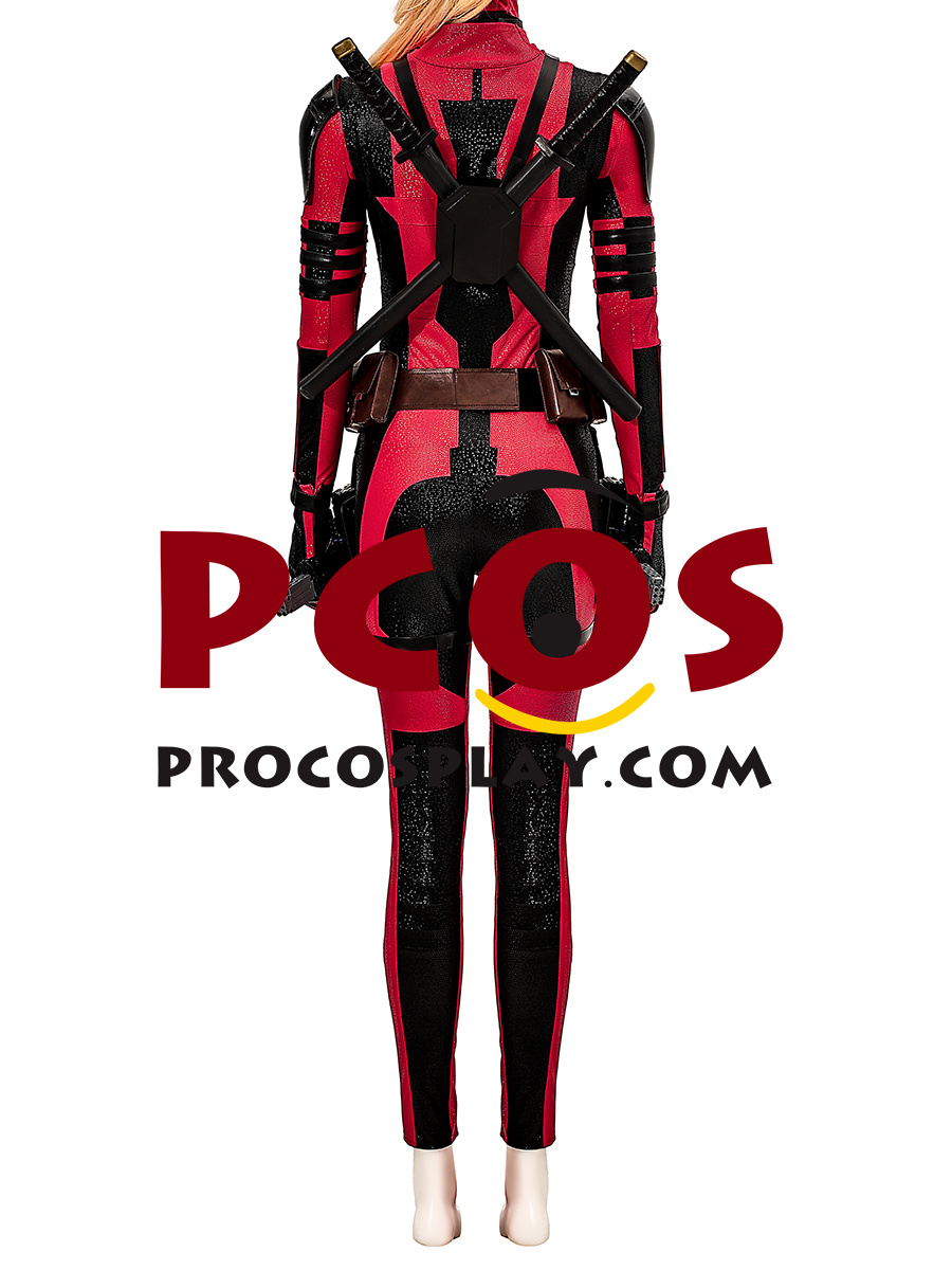 Deadpool 3 Deadpool & Wolverine Lady Deadpool Wanda Wilson Cosplay ...