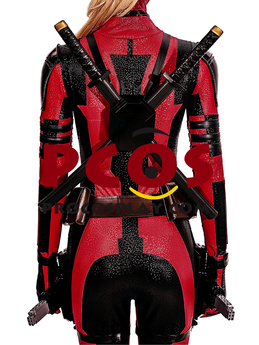 Deadpool 3 Deadpool & Wolverine Lady Deadpool Wanda Wilson Cosplay ...