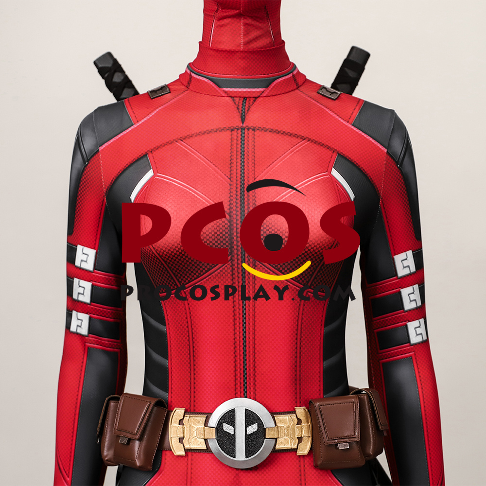 Prêt à expédier Deadpool 3 Deadpool & Wolverine Lady Deadpool Wanda Wilson Cosplay Costume ...